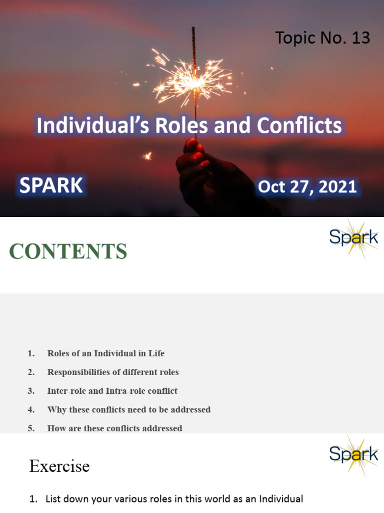 13 Roles and Conflicts | PDF | Conflict Of Interest | Mind