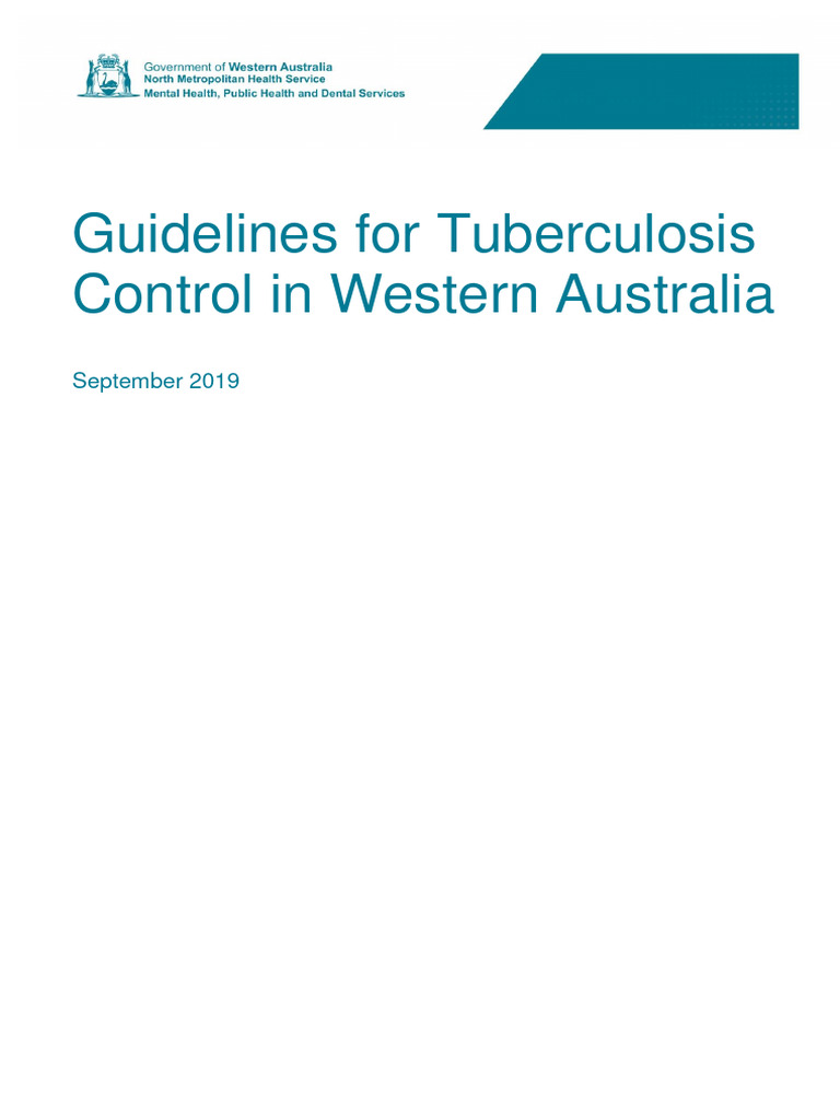 WATBCP Guidelines For TB Control | PDF | Tuberculosis | Mycobacterium