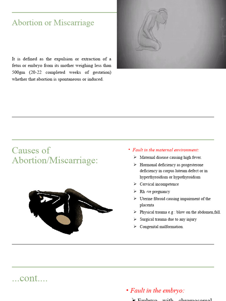 Abortion | PDF | Miscarriage | Uterus