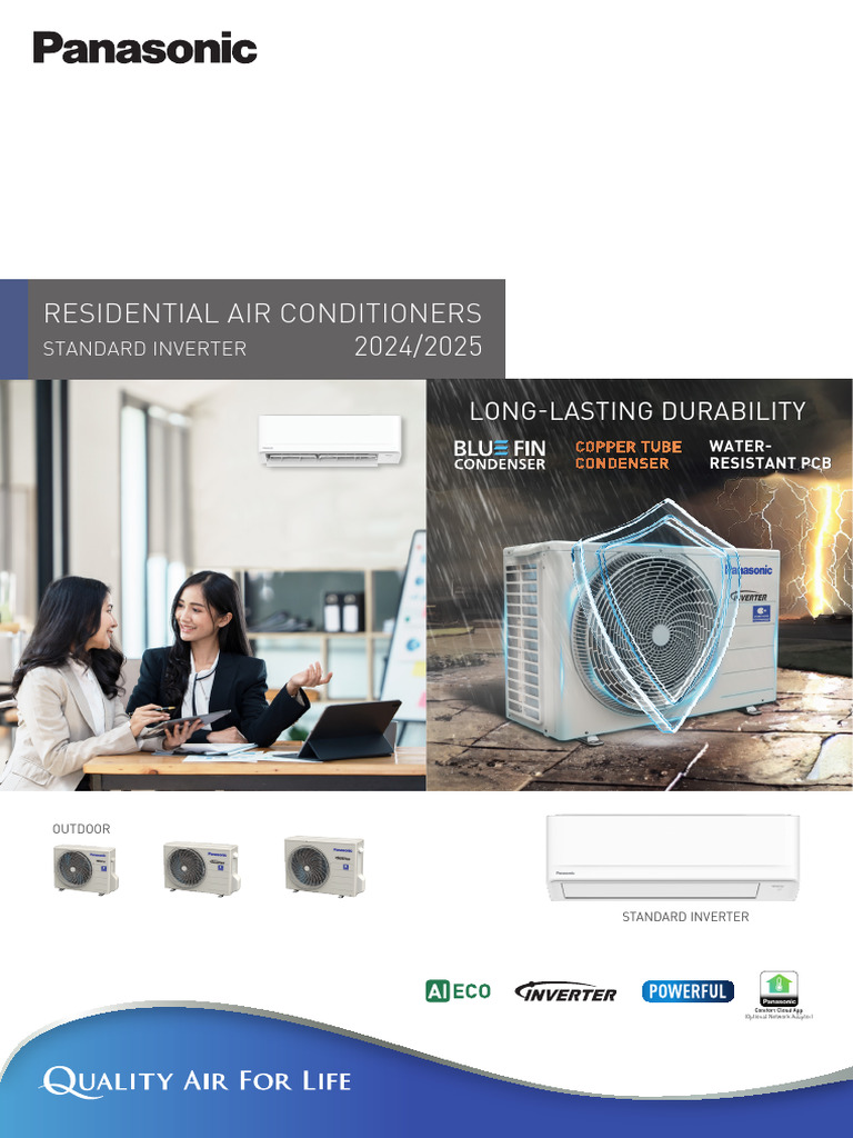 PNS079 - Philippines QU Series Leaflet-14-FA3 1 | PDF | Air Conditioning | Power Inverter