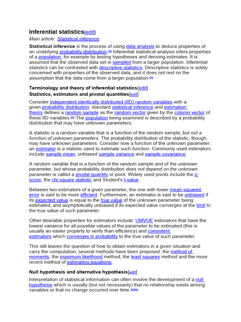 Statistics 3 | PDF | Errors And Residuals | Statistics