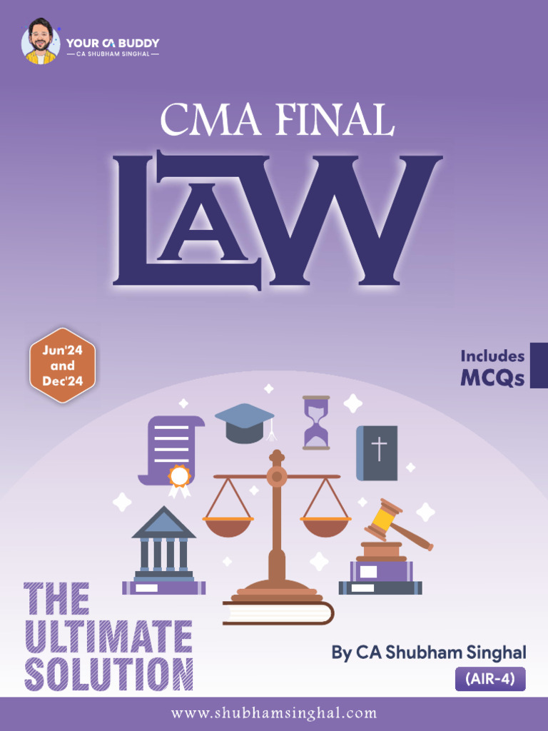 CMA Final Law Summary Notes | PDF | Limited Liability Partnership | Audit
