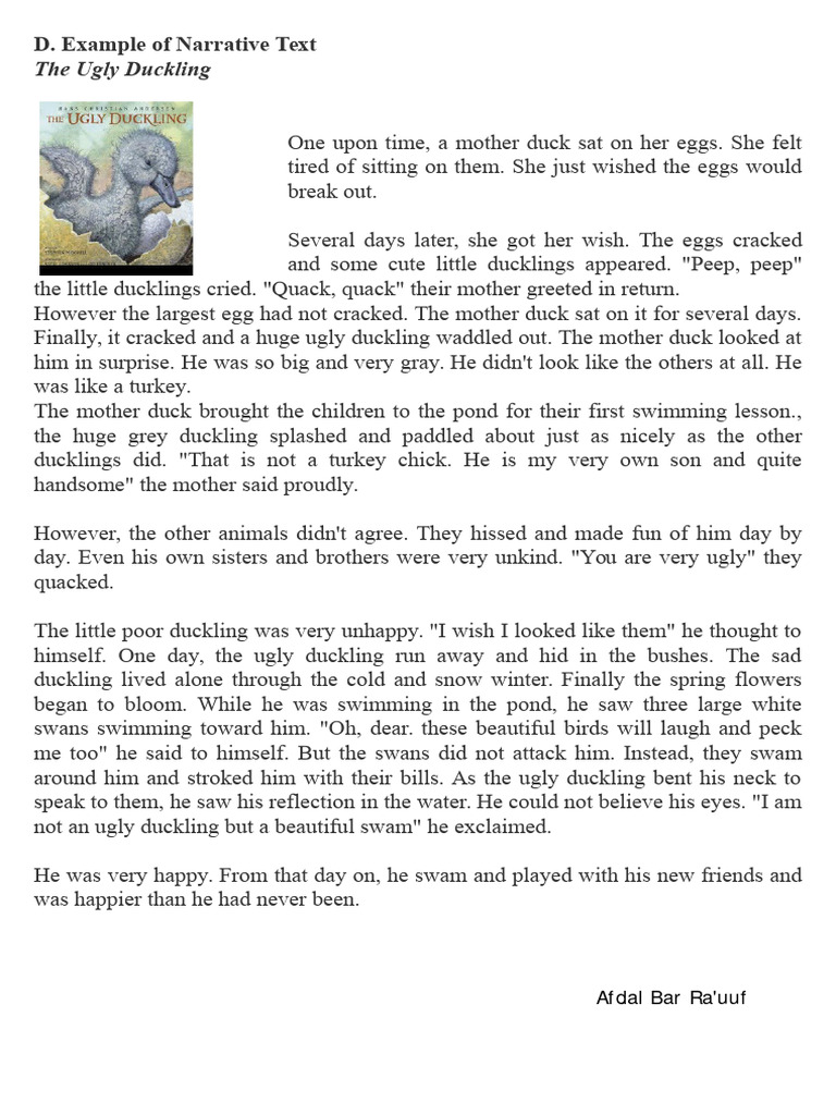 Afdal Narrative Teks | PDF