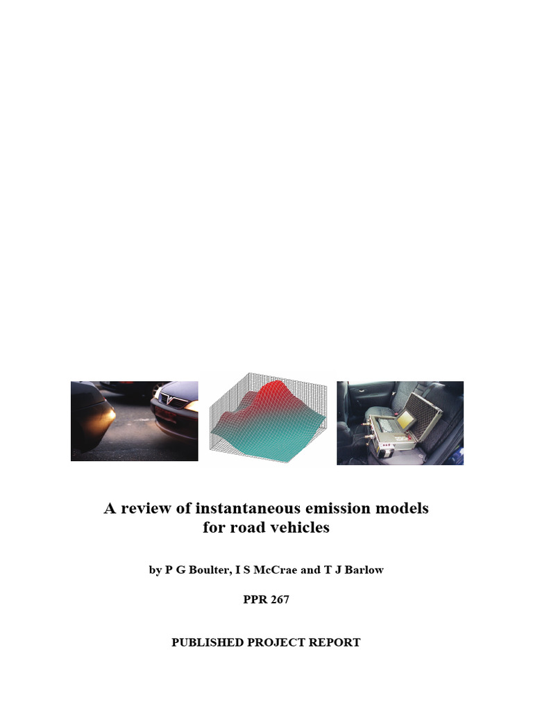 A Review of Instantaneous Emission Models For Road Vehicles-Copiar ... A Review of Instantaneous Emission Models For Road Vehicles-Copiar ...