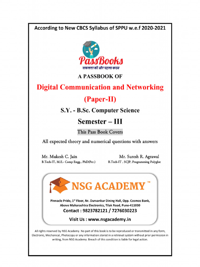 NSG - SYBCS - Communication - E-II - Unit 1 | PDF