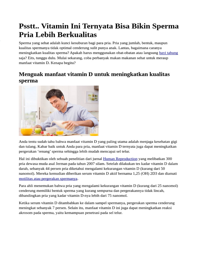 All About Sperm | PDF