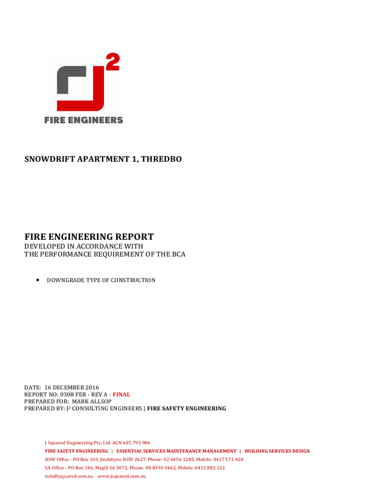 JSquared Fire Engineering Report 0308 FER - REV A Final 16 12 2016 ...