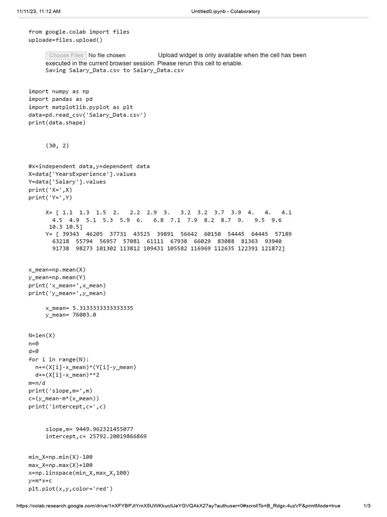 Linear Regression 2 | PDF | Statistical Inference | Applied Mathematics