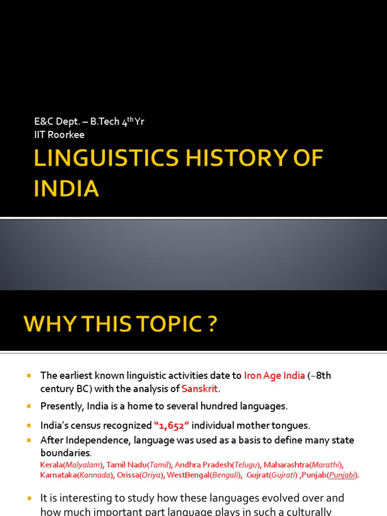 Evolution of Languages in India | PDF | Sanskrit | Vedas