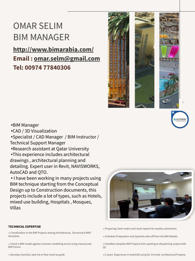 OMAR SELIM Portfolio | PDF | Building Information Modeling | Apartment