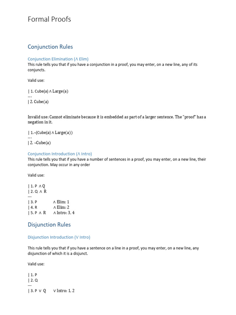 Formal Proofs Summary | PDF