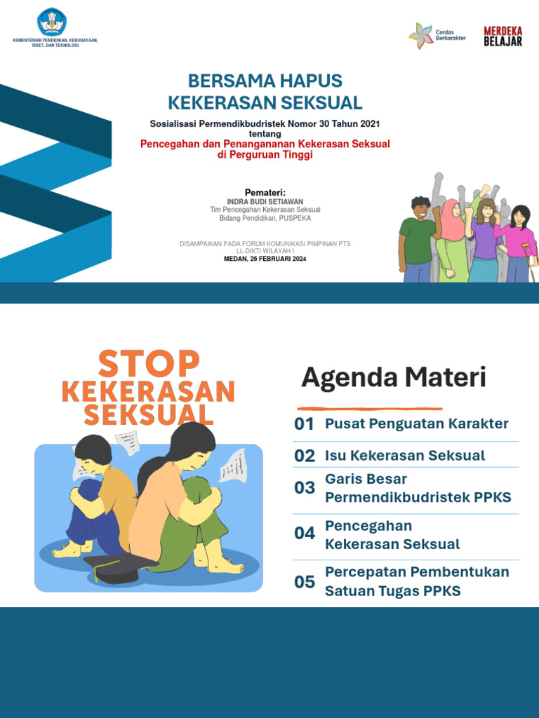 Materi Puspeka (Indra Budi Setiawan) - Bersama Hapus Kekerasan Seksual | PDF