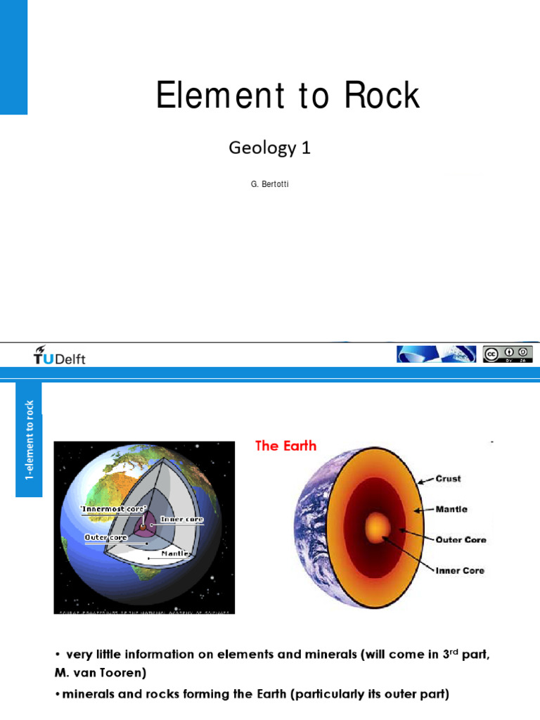 2-Geology I Element To Rock 01 | PDF | Geology | Earth Sciences