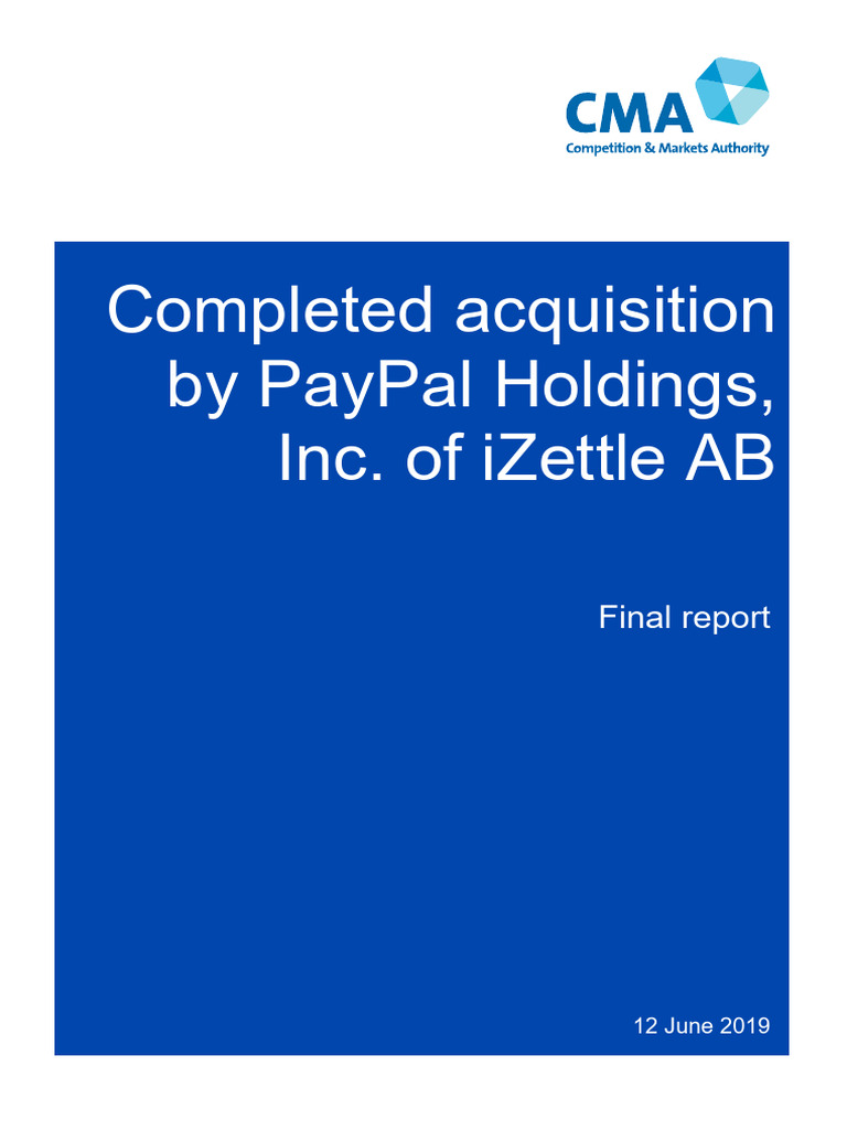 PP IZ Final Report | PDF | Point Of Sale | Mergers And Acquisitions