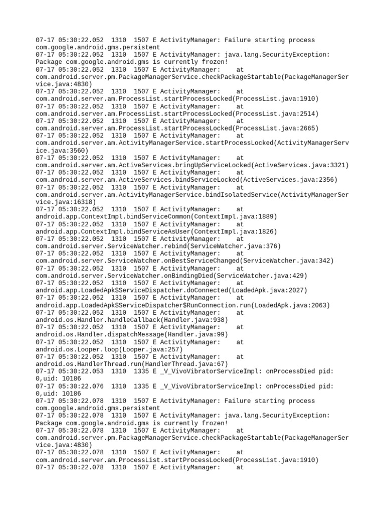Log | Download Free PDF | Java (Programming Language) | Android (Operating System)
