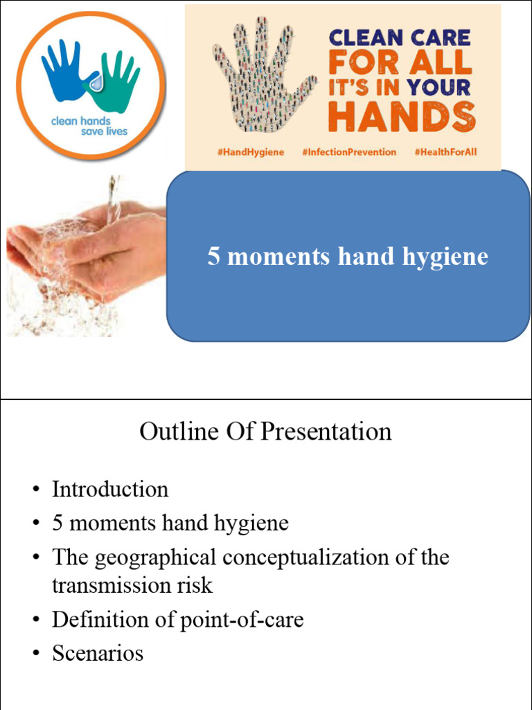 Five Moments Hand Hygiene | PDF | Hand Washing | Hygiene