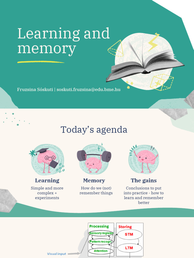 Presentation_Learning and memory | Download Free PDF | Classical Conditioning | Memory