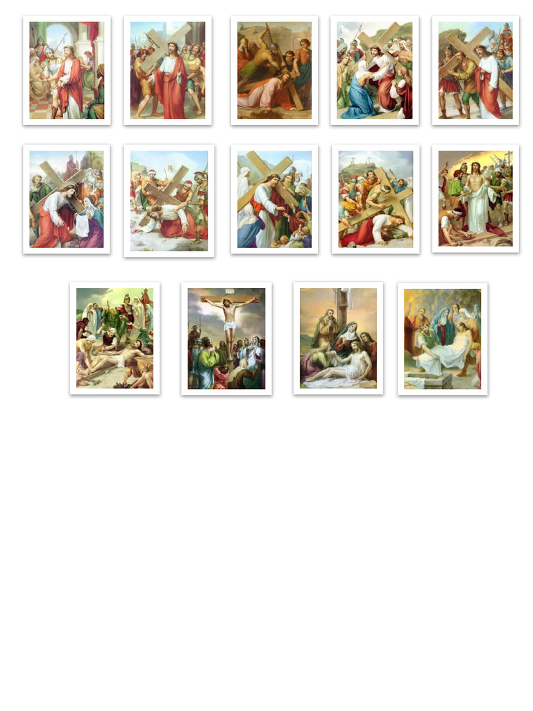 Estaciones Del Viacrucis | PDF