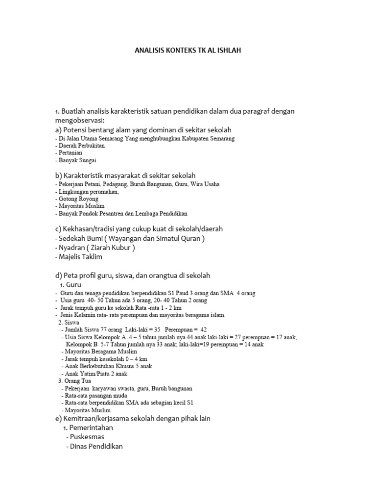 Analisis Konteks | PDF