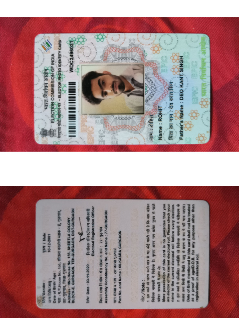 Elector Photo Identity Card | PDF