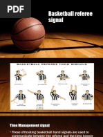 Netball Officiating Signals | PDF | Hand | Arm
