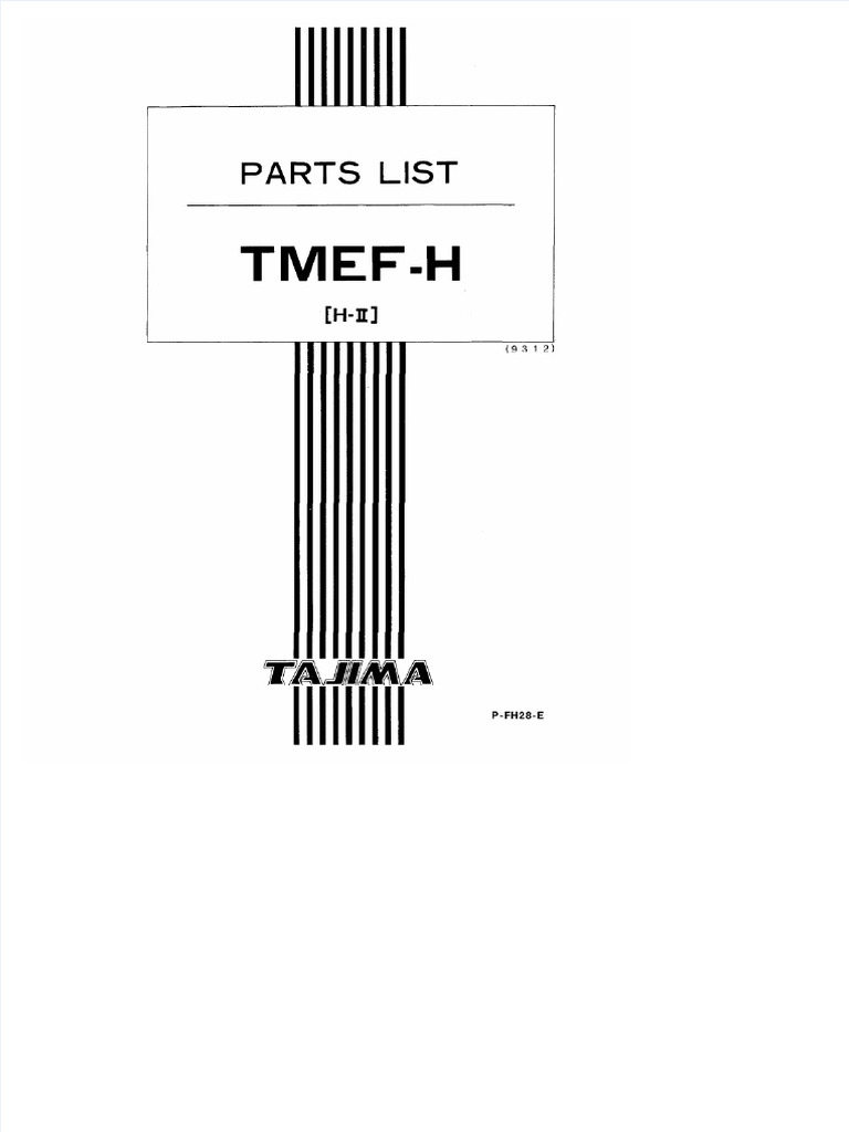 Dokumen - Tips Manual de Tajima Tmef H Despiece | PDF