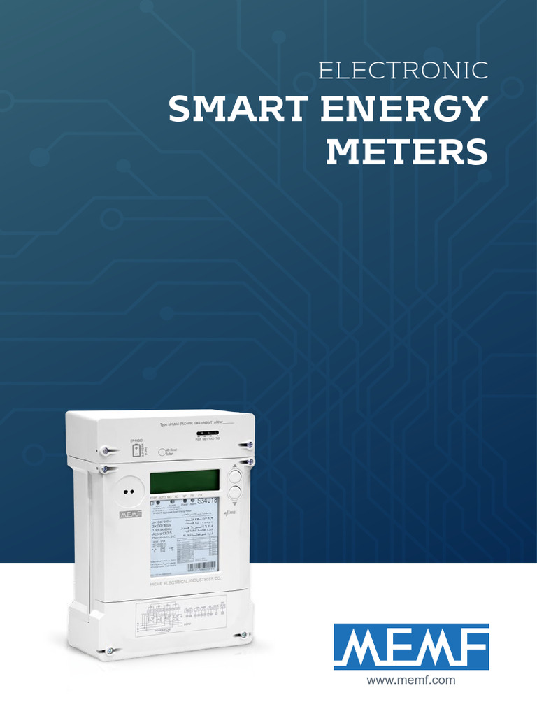 S34U18 Smart Energy Meter Overview | PDF | Alternating Current | Mains ...