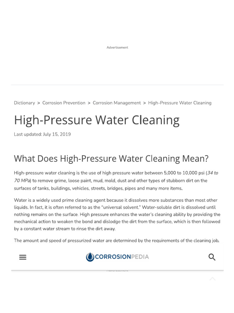 Water cleaning basics | PDF