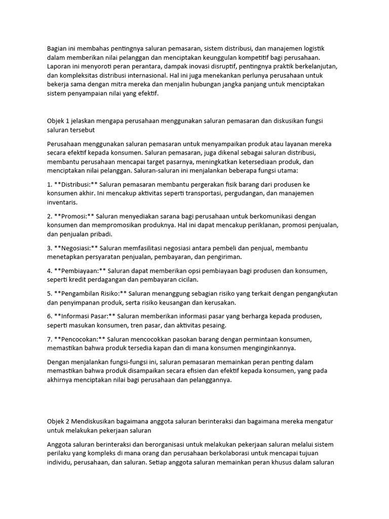 Materi Chapter 10 Indo | PDF | Bisnis