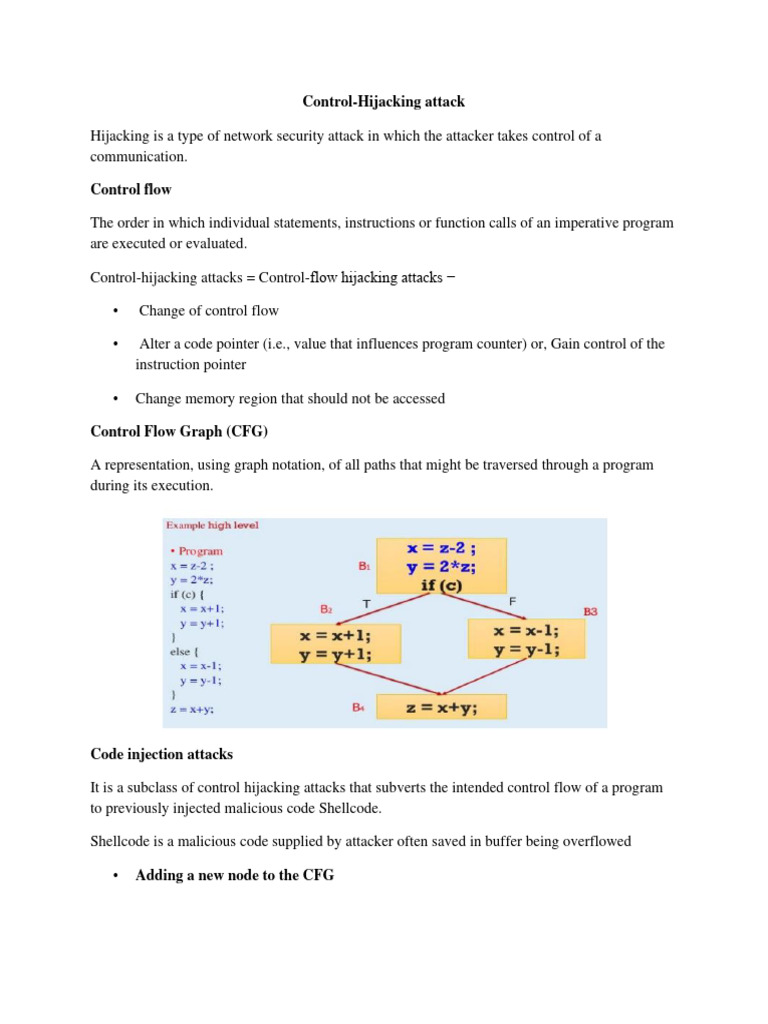 Preventing Hijacking Attacks1 Pdf Pointer Computer Programming Computing