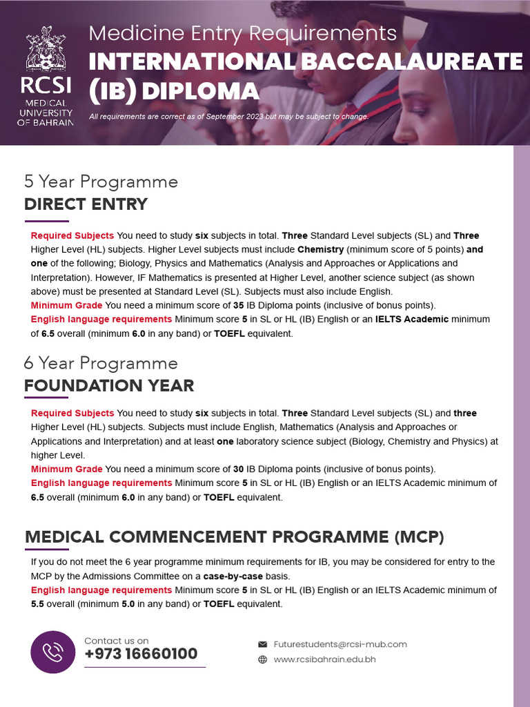 International Baccalaureate Diploma - IB | PDF | Qualifications ...