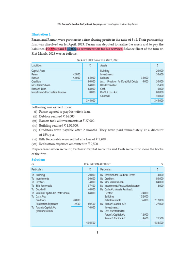 Chapter-7 (Additional Illustrations) | PDF | Debits And Credits ...