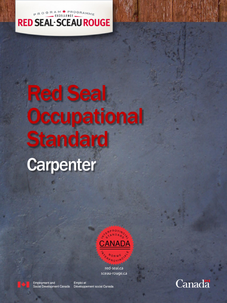 Red Seal Carpenter | PDF | Carpentry | Efficient Energy Use