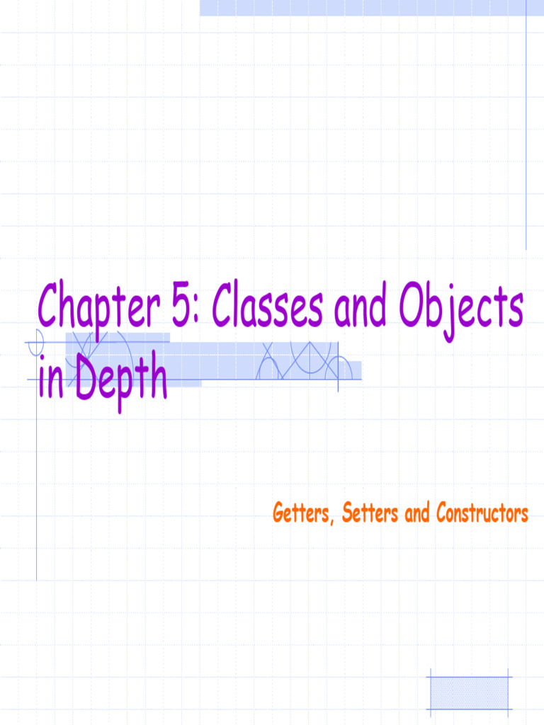 CSC111_2023_Sem1_Chapter5_3-AccessorsAndConstructors2 | Download Free PDF | Programming ...