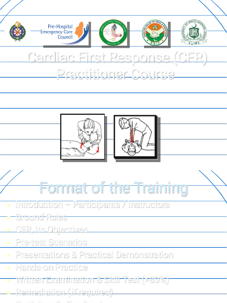 Cardiac First Response (CFR) Practitioner Course | PDF | Myocardial ...
