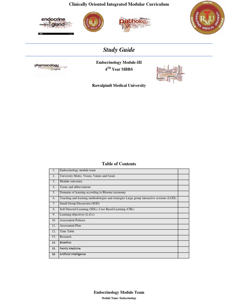 ENDO Study Guide-26.23.10.15AM | PDF | Endocrine System | Thyroid