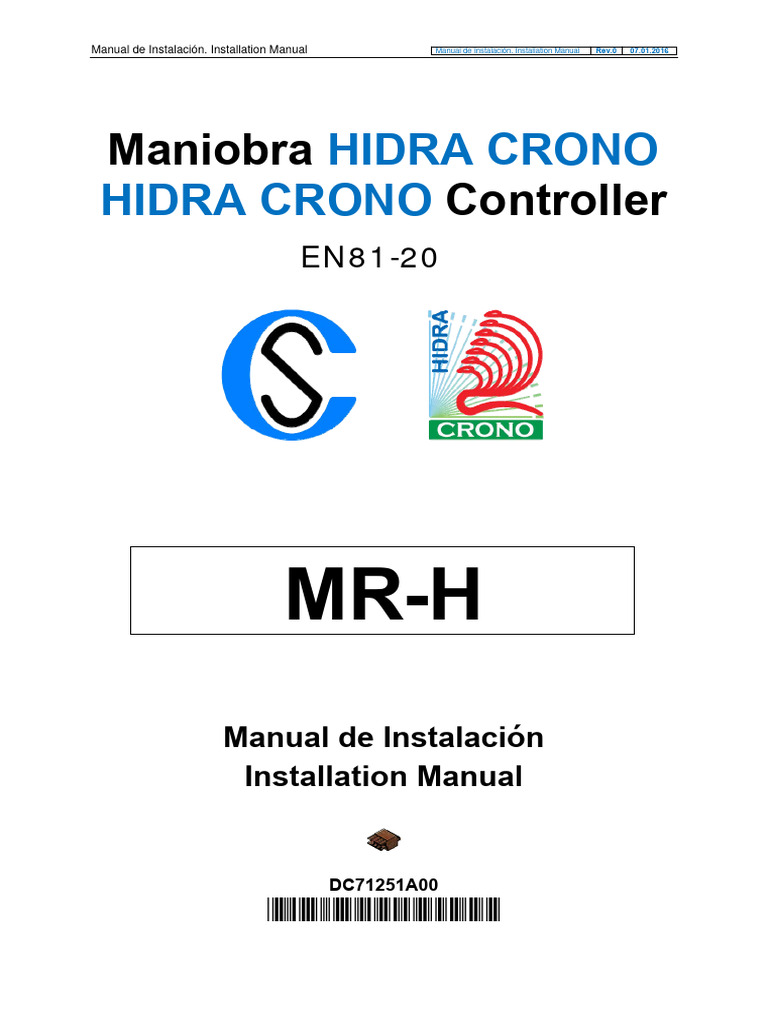 Dc71251a00 En81-20 MRH Manual Instalación Con Conectores | PDF