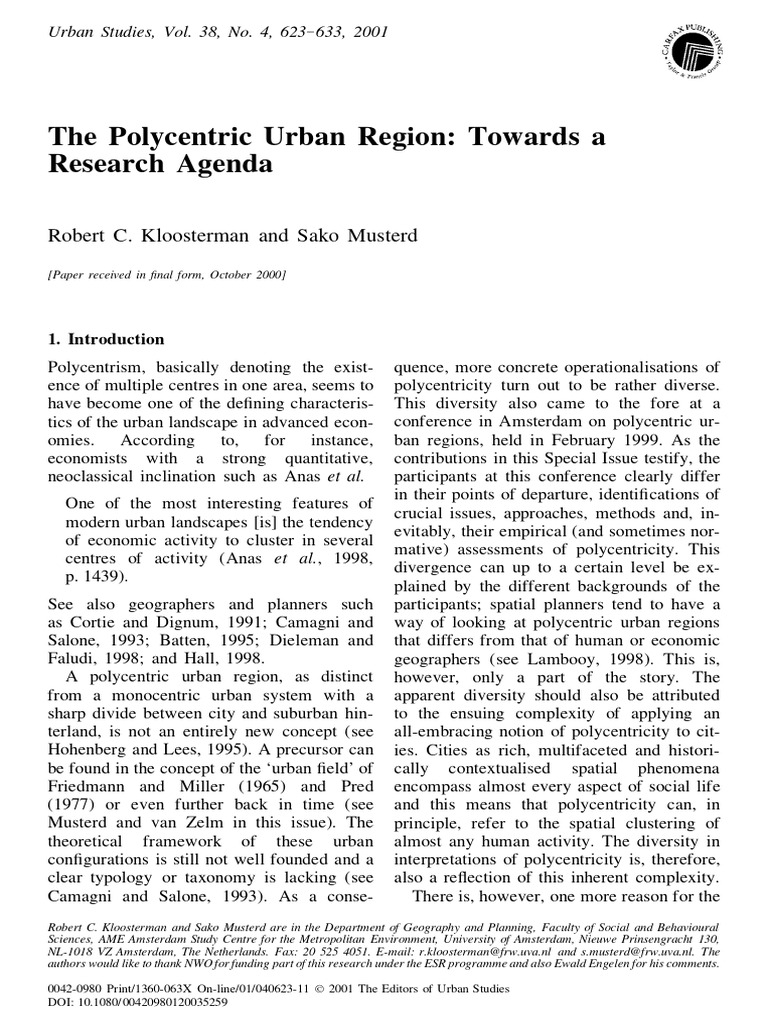 Kloosterman 2001 | PDF