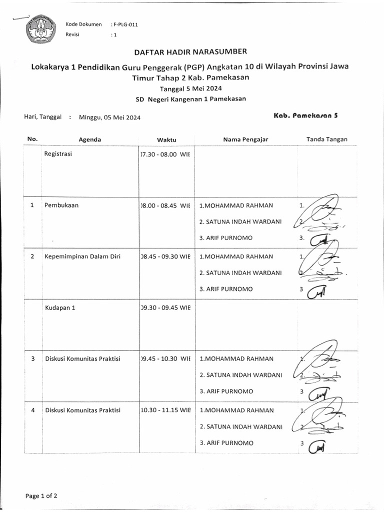 DH Narsum Pamekasan 05 | PDF