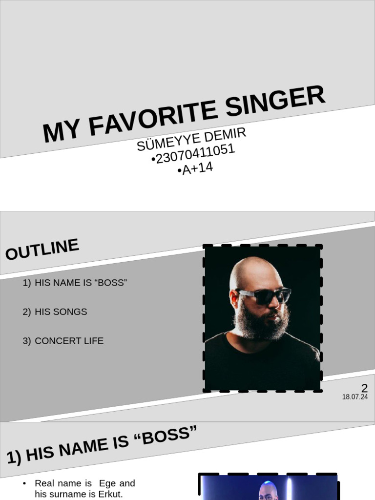 Turkish Rapper Ege "Boss" Erkut | PDF | Art