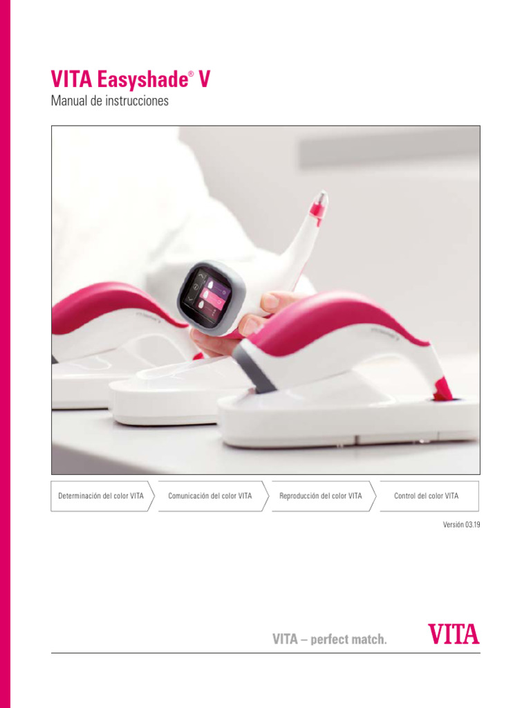 Manual de Instrucciones Vita Easyshade.v | PDF | Color | Aplicación movil