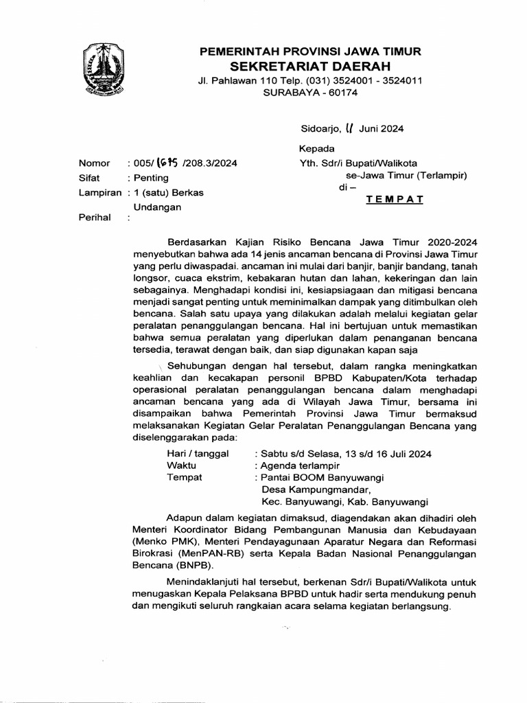 Scan UNDANGAN GELAR PERALATAN 2024 - 1675 - Sign | PDF