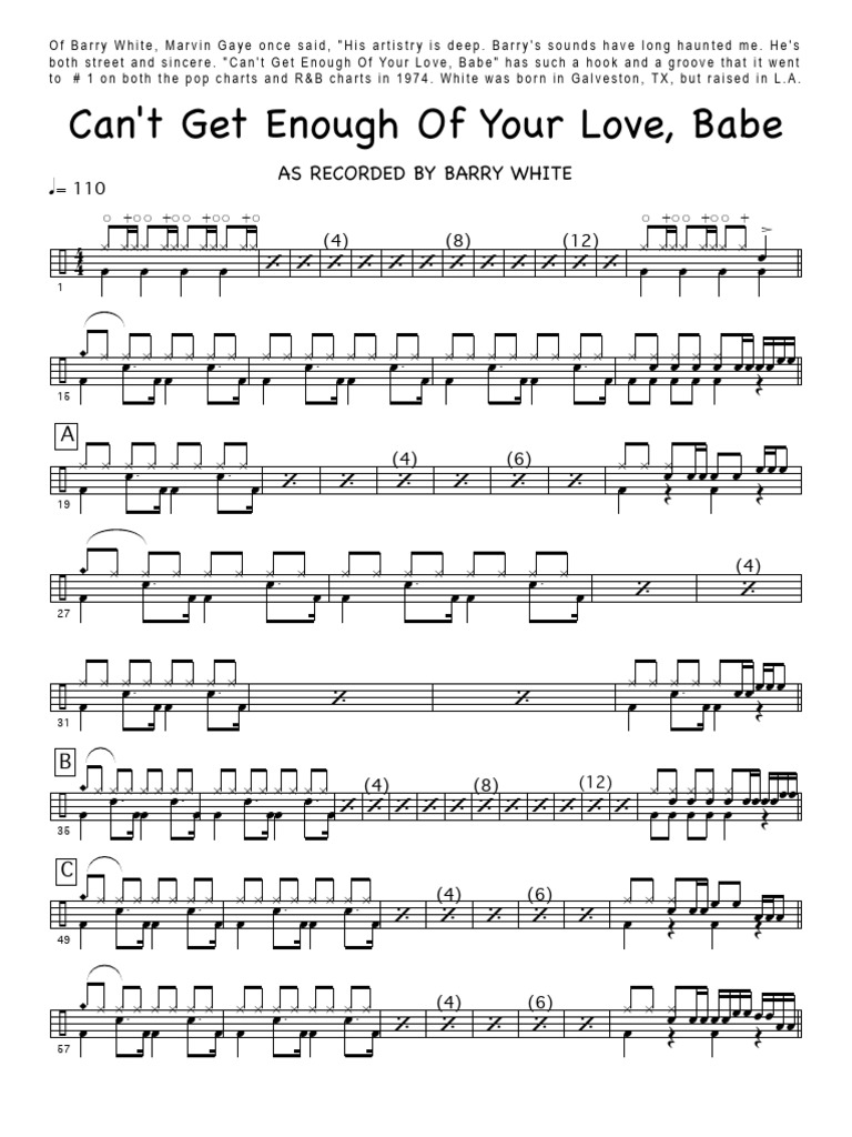 B1b BARRY WHITE - CANT GET ENOUGH OF YOUR LOVE, BABE | PDF
