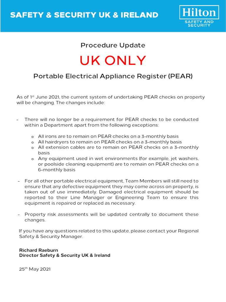 Portable Electrical Appliance Register | PDF | Ac Power Plugs And ...