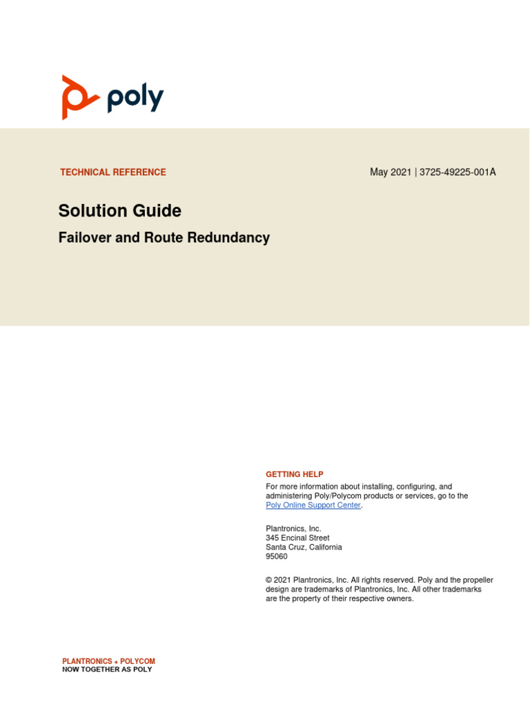 DNS Based Route Redundancy On Polycom Phones | PDF | Transmission Control Protocol | Session ...