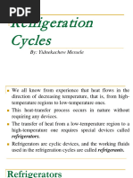 Methods of Improving COP of Refrigeration Cycle | PDF | Refrigeration ...
