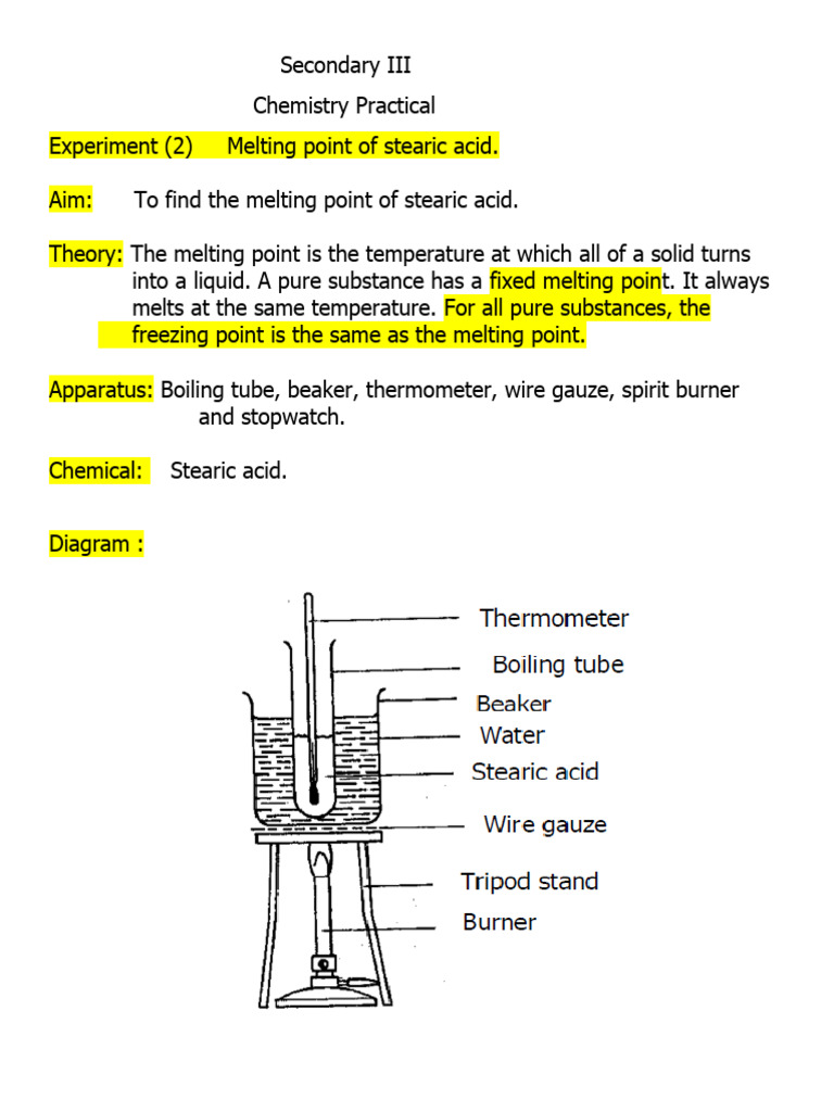 Secondary III (Experiment-2) | PDF