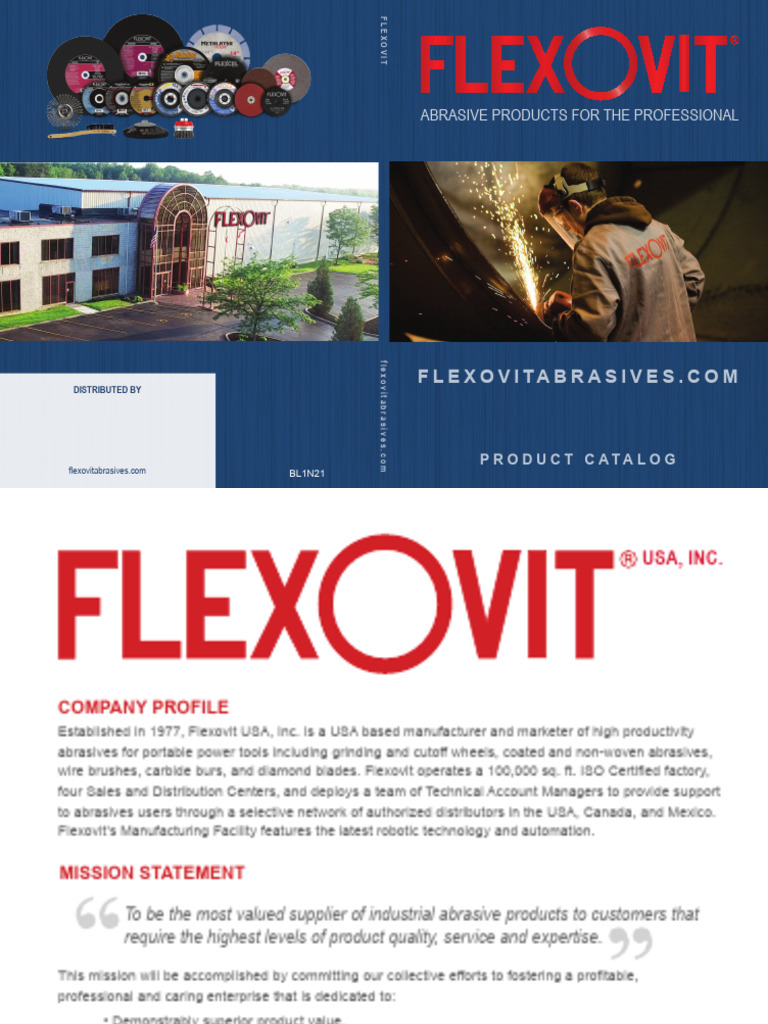 Flexovit English Catalog 12-3-2021 | PDF | Grinding (Abrasive Cutting ...