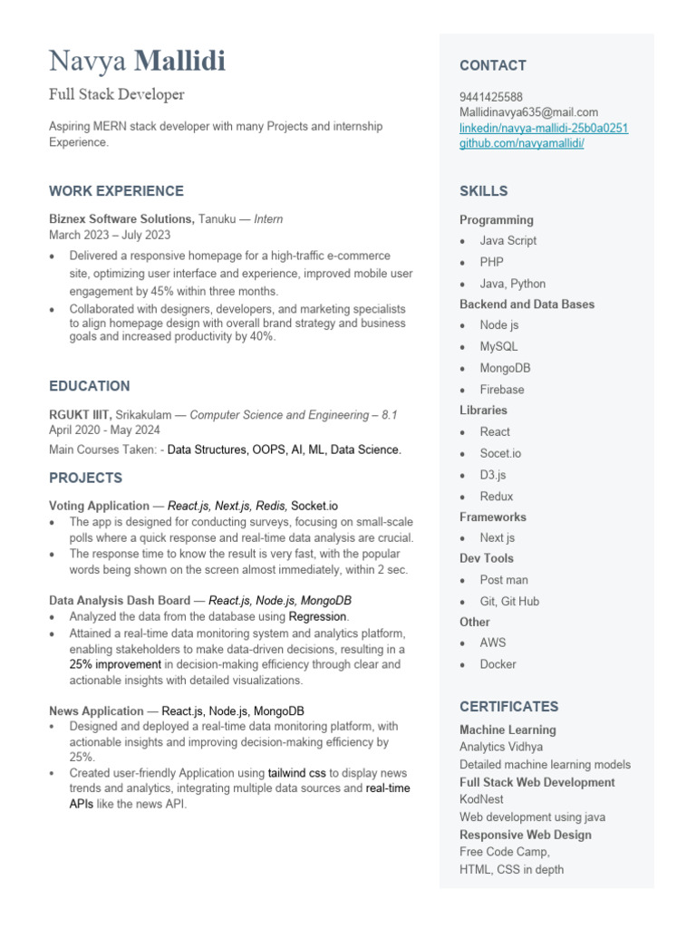 Resume Template Kevin | PDF | Web Development | Analytics