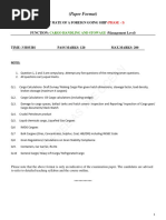 IMO Ballast Water Reporting Form | PDF